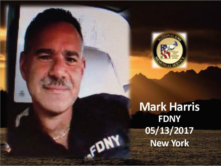 2018 National EMS Memorial Service Honoree Mark Harris - National EMS ...