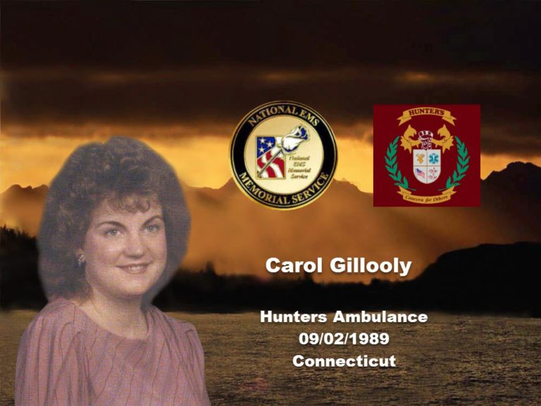 2003 National EMS Memorial Service Honoree Carol Gillooly - National ...